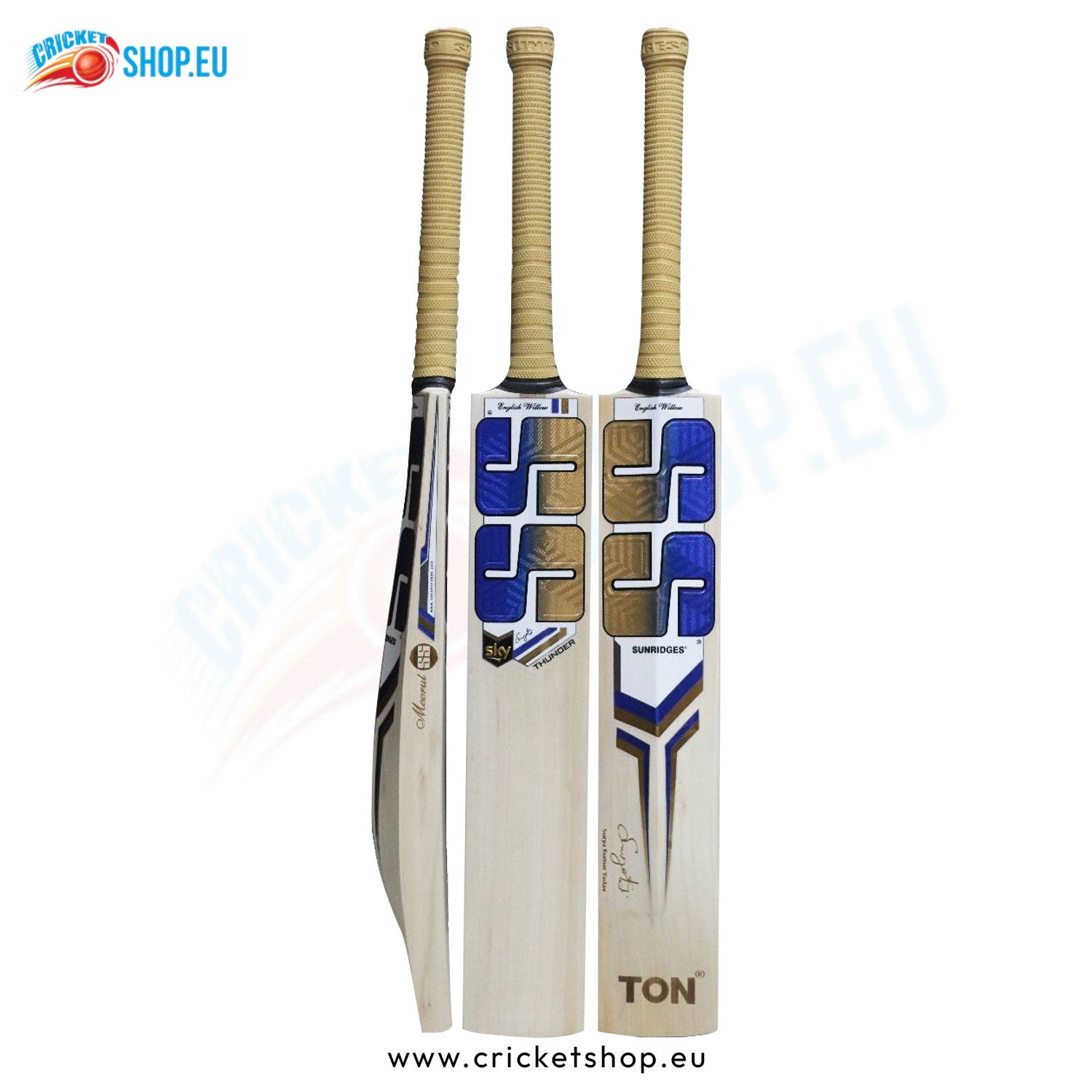 SS Sky Thunder Kashmir Willow Cricket Bat SH – Cricket Shop EU